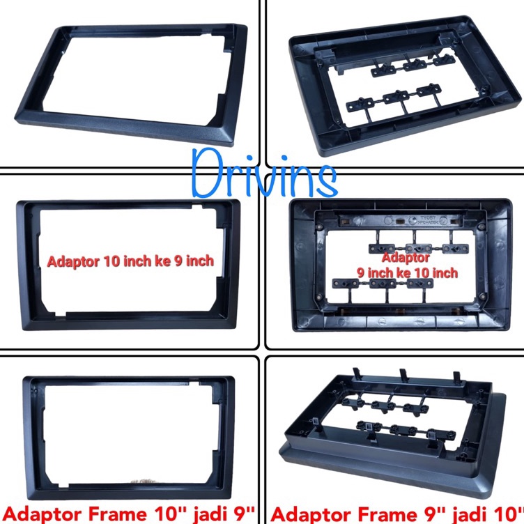 Jual Baru LCD Frame Adaptor Head Unit Double Din Android Head Unit 9 ...