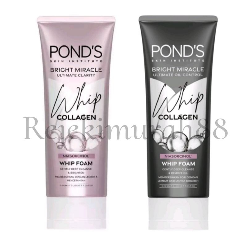 Jual Ponds Bright Beauty/Pure Bright Collagen Whip Foam 100g | Shopee ...