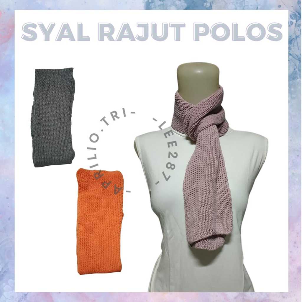 Jual 4001 - Syal Bahan Rajut / Scraft | Shopee Indonesia