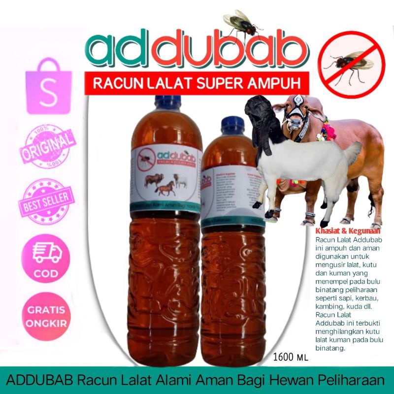 Jual Racun Lalat Super Ampuh untuk Sapi, Kerbau, Kambing, Kuda berkutu ...