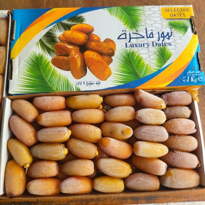 Jual Kurma frozen ruthob libya super premium luxury dates 1kg | Shopee ...