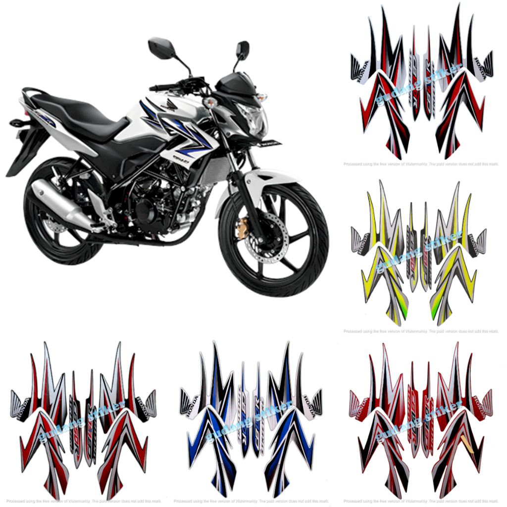 Jual STICKER STRIPING MOTOR HONDA CB150R 2013 STANDAR 1SET | Shopee ...