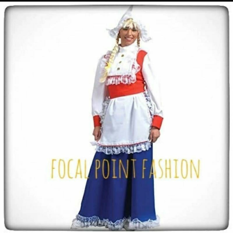 Jual kostum Belanda wanita dewasa dutch tradisional dress costume ...
