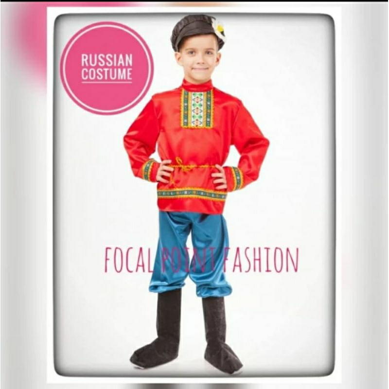 Jual kostum Rusia anak boy tradisional Russian united nations costume ...