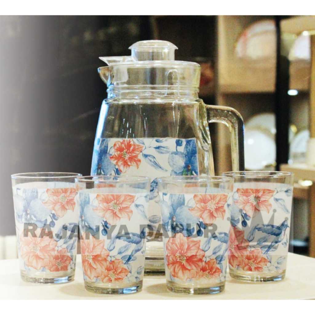 Jual DRINK SET LAZETTA - PITCHER DAN GELAS SET - LAZETTA TEKO DAN GELAS ...