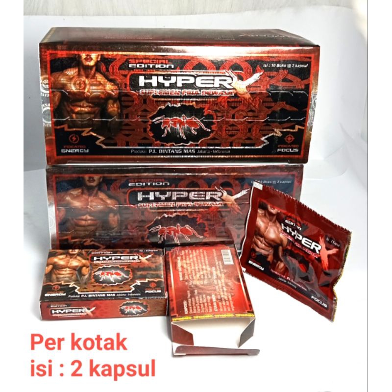 Jual Per BOK kapsul kejantanan pria HYPERXx kapsul kuat tahan lama ...
