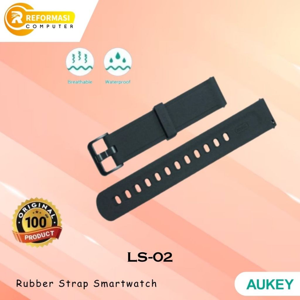 Jual AUKEY Tali Pengganti Jam Aukey LS-02 / LS02 Rubber Strap ...