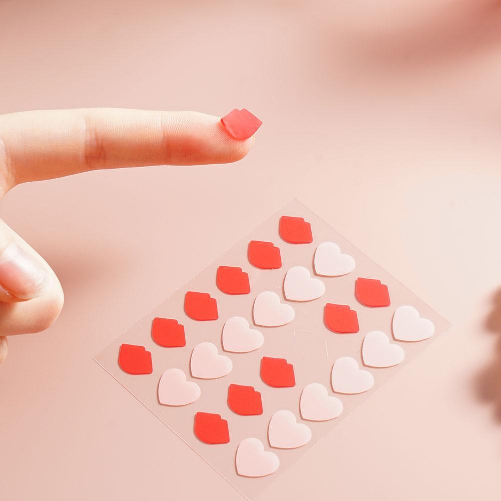 Jual Cute Lip Shaped Flower Heart Shaped Acne Sticker Acne Pimple ...
