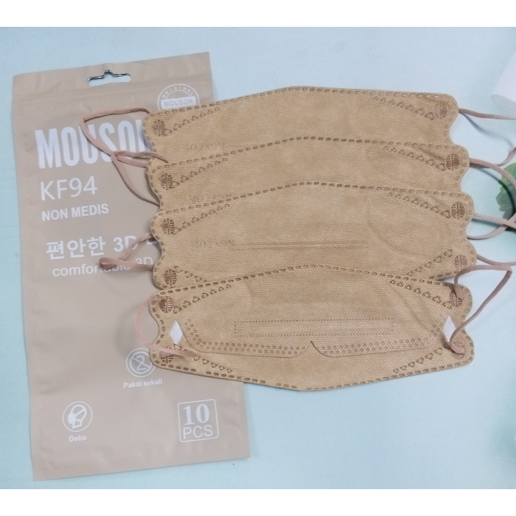 Jual MASKER KF 94 WARNA 4PLY TERBARU MASKER KF 94 KOREA (ISI 10PCS) KF94 MOUSON / KF94 CAREION ...