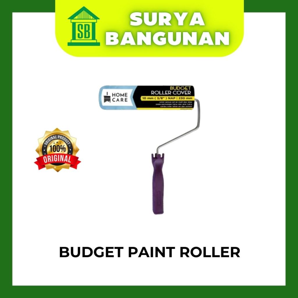 Jual Kuas Rol Ekonomis / Kuas Rol Budget Paint Roller Home Care 9 INCH ...