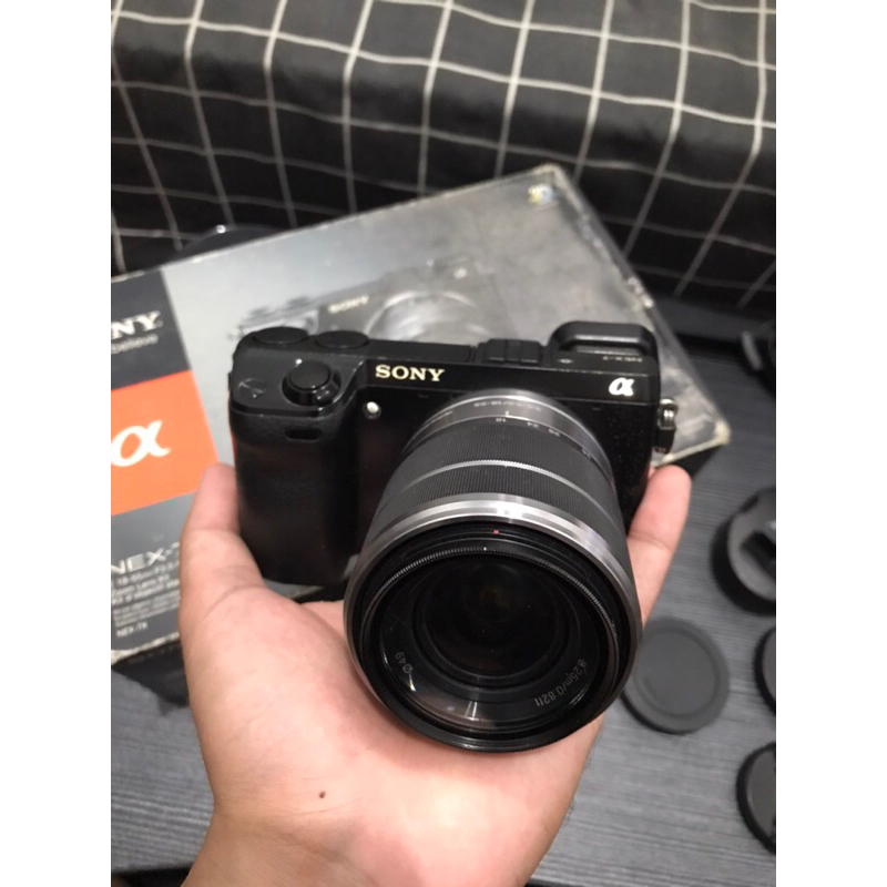 Jual KAMERA MIRRORLESS SONY NEX7 MULUS FULLSET BOX & KITAB | Shopee Indonesia