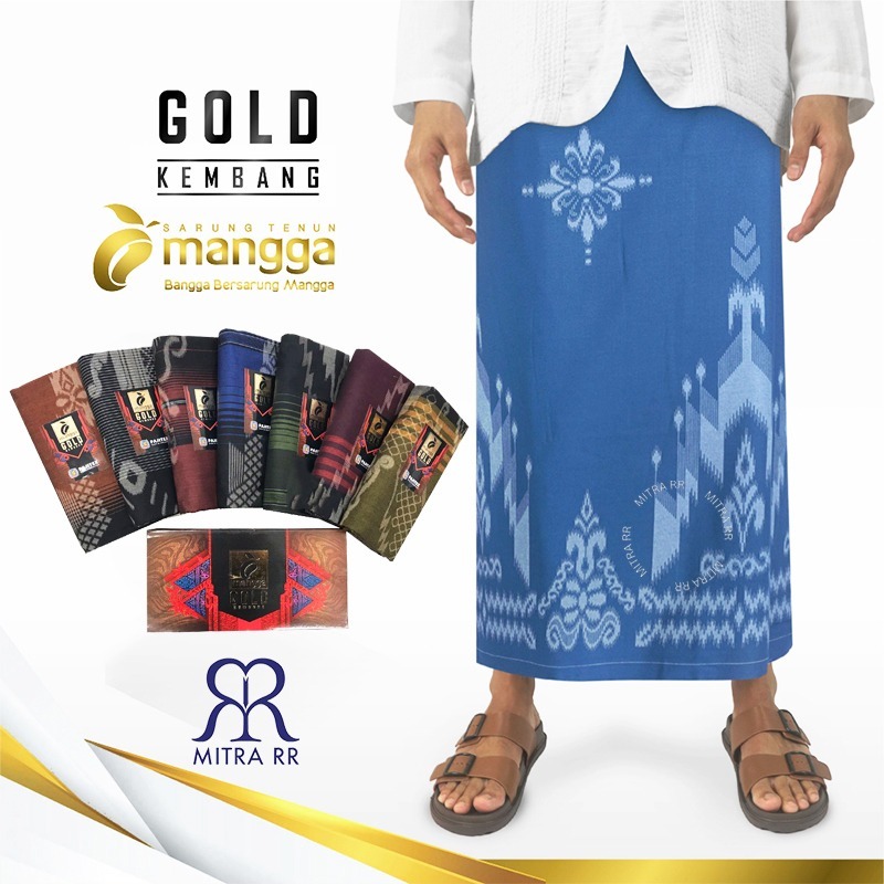 Jual Sarung MANGGA Gold Kembang Liris Satuan / Grosir Sarung Dewasa ...