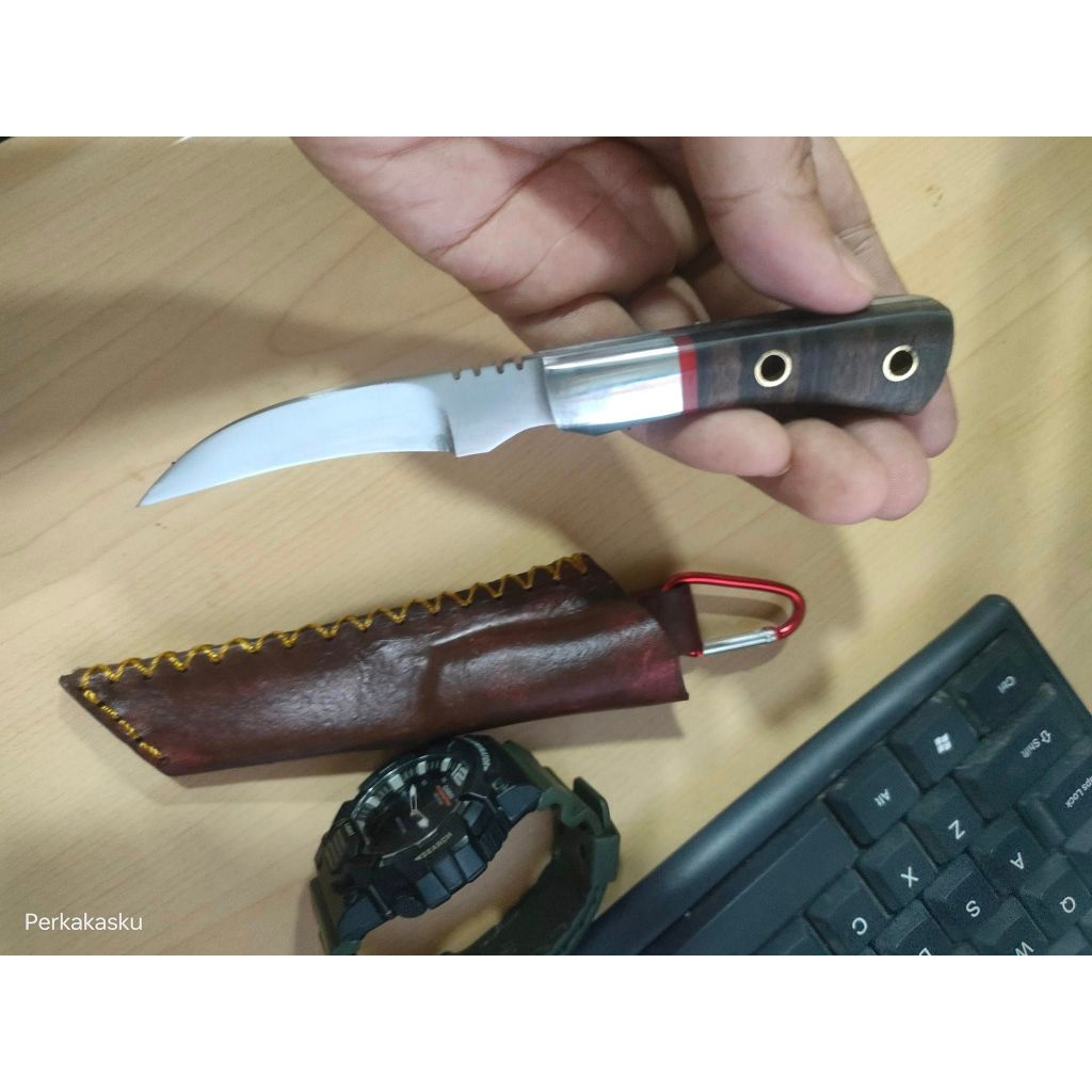 Jual PUSAKA ETNIC 003 Pisau Raut Jalu ayam dan Bambu Asli Baja HSS ...