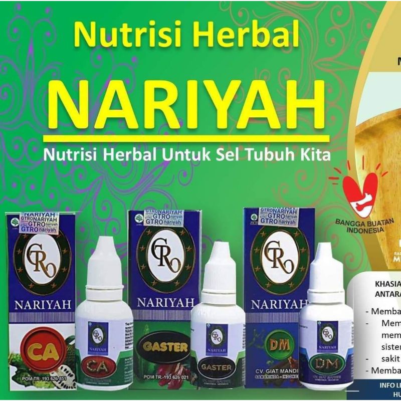 Jual Nariyah Hebal | Nariyah Gaster | Nariyah Ca | Nariyah Dm Nariyah Herbal | Shopee Indonesia