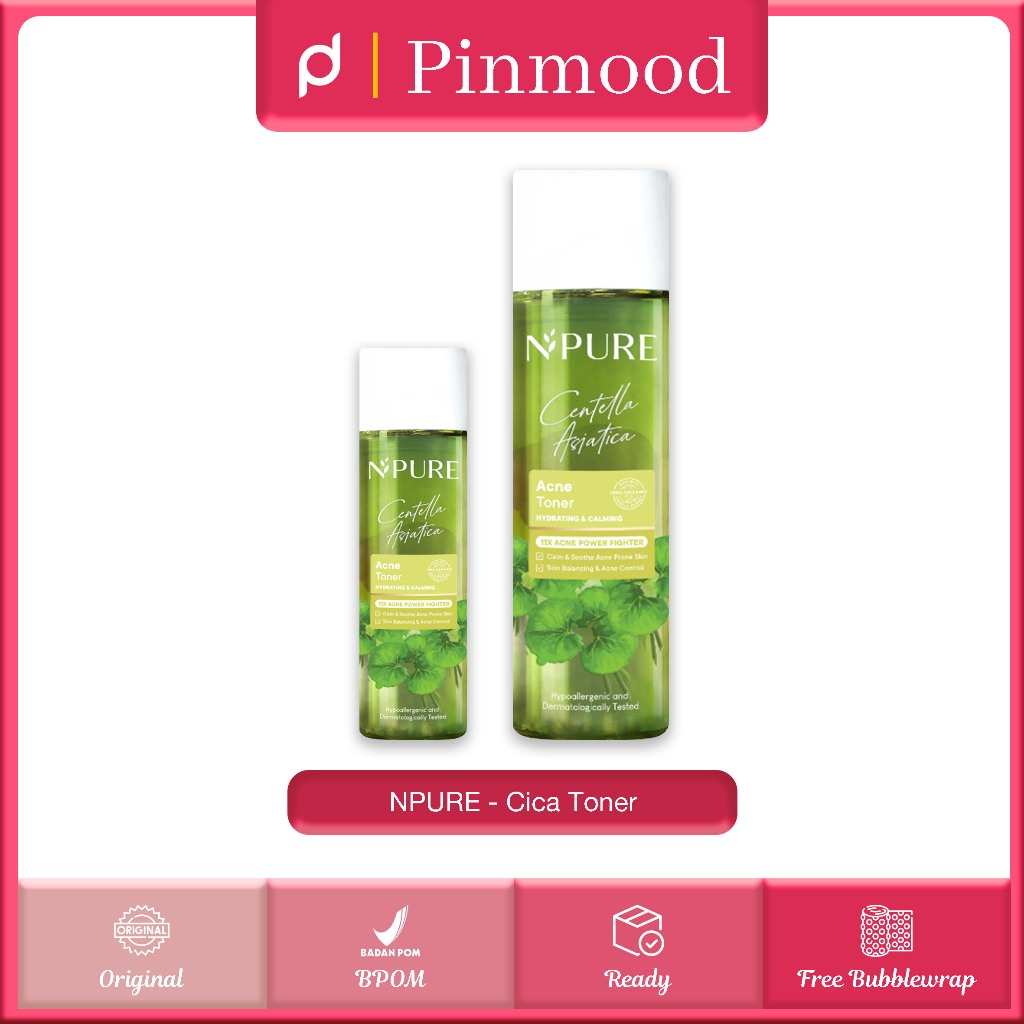 Jual NPURE - CICA TONER ( 30 / 150 ml ) - Toner Wajah Acne Clear ...