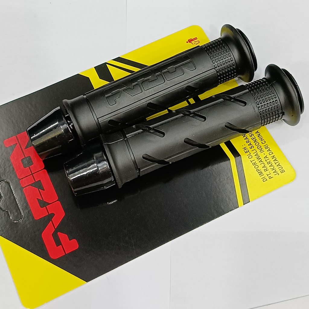 Jual HANDGRIP GRIP FUZION BLACK SERIES PLUS JALU STANG MOTOR COCOK ...