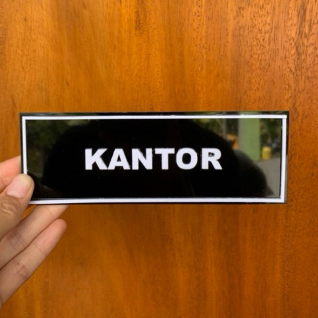 Jual sign papan akrilik TULISAN KANTOR Custom Tulisan Sign Board ...