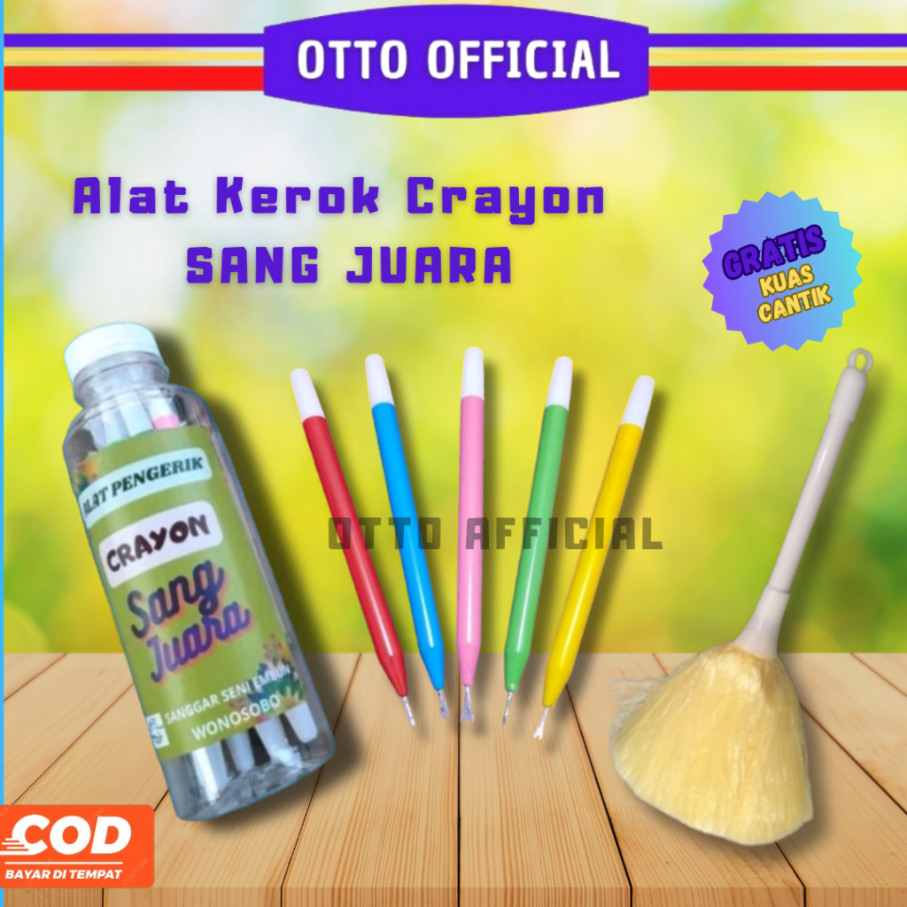 Jual alat kerok crayon gores mewarnai alat kerik crayon sang juara baru ...