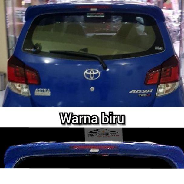 Jual REQ Spoiler agya ayla Trd original plastik abs | Shopee Indonesia
