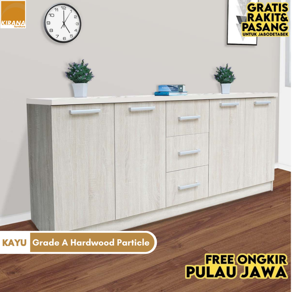 Jual Kitchen Set Bawah Minimalis Rak Dapur Kayu Serbaguna Dan Lemari ...