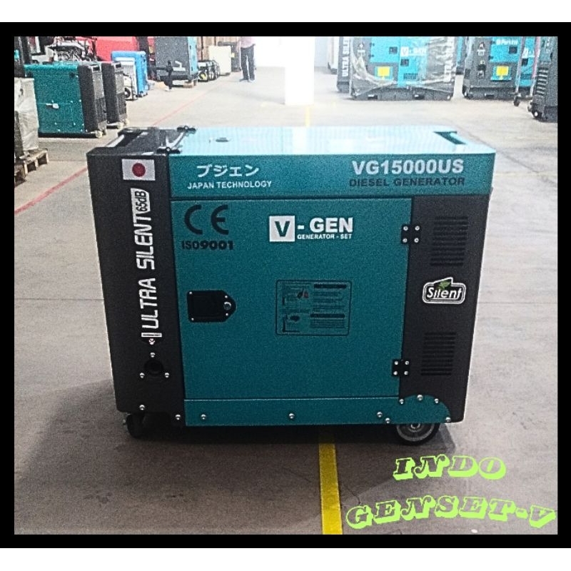 Jual GENSET PORTABLE SILENT V-GEN VG15000US GENERATOR SET 10KVA ...