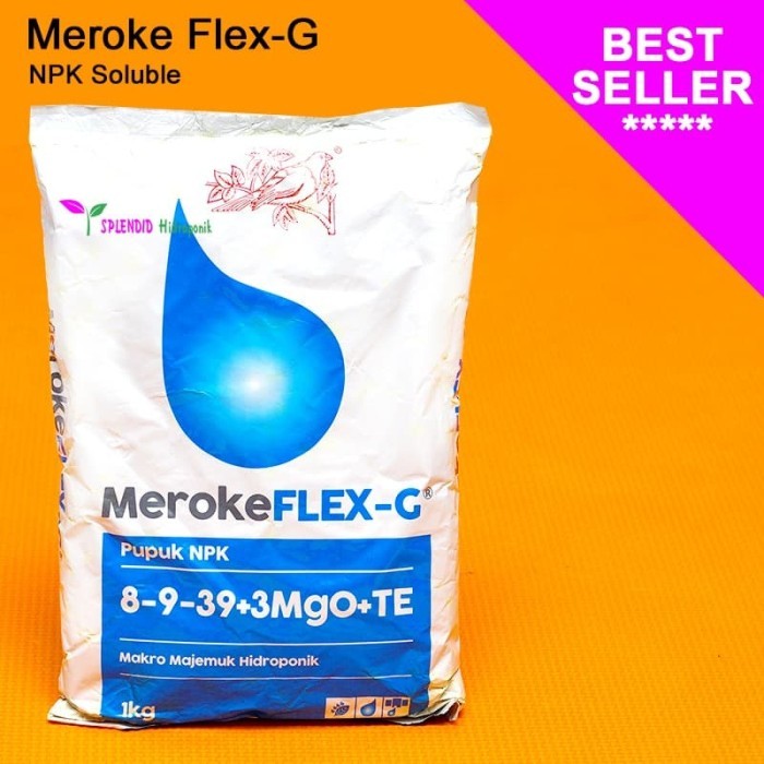Jual Meroke NPK Flex G 1kg Soluble Original Pack | Shopee Indonesia