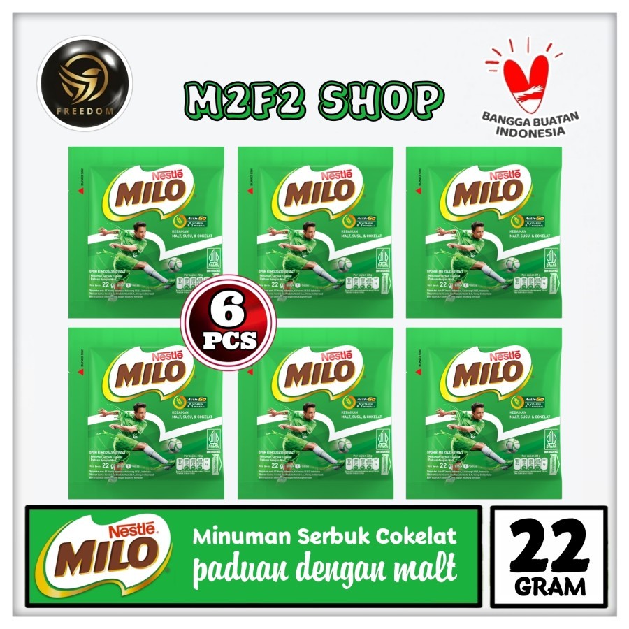 Jual Milo Activ-Go Minuman Serbuk Cokelat Malt Sachet - 22 gr (Kemasan ...