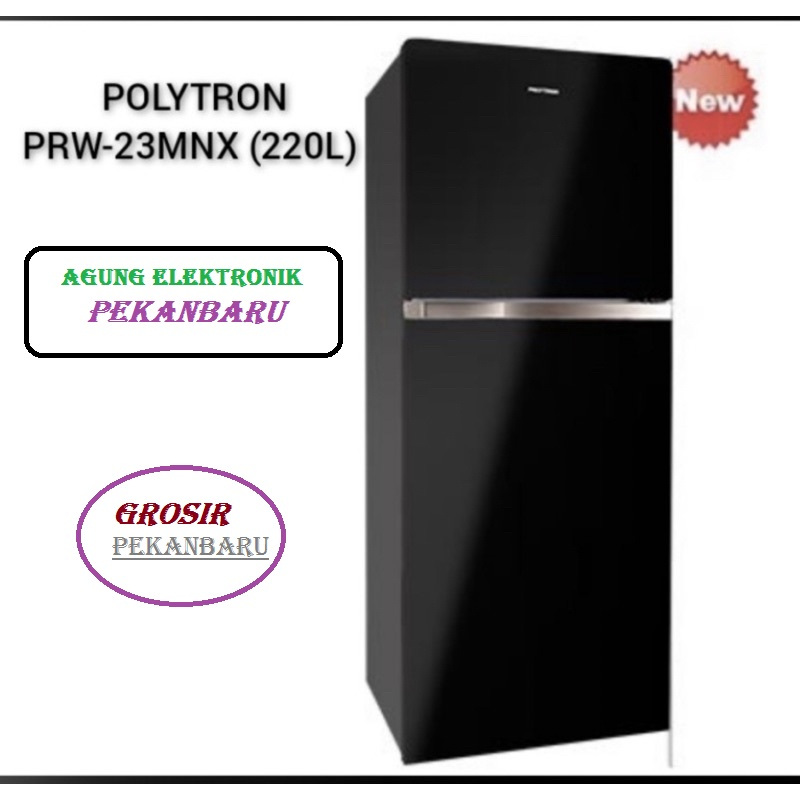 Jual Kulkas 2 Pintu Polytron Belleza Jumbo – PRW 23MNX / 23 MN / 23MN hitam | Shopee Indonesia