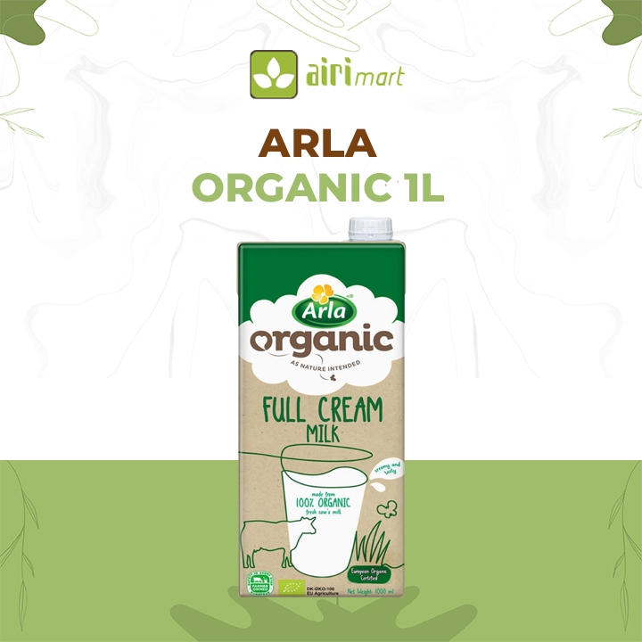 Jual Arla organic Full Cream Milk 1000ml | Shopee Indonesia