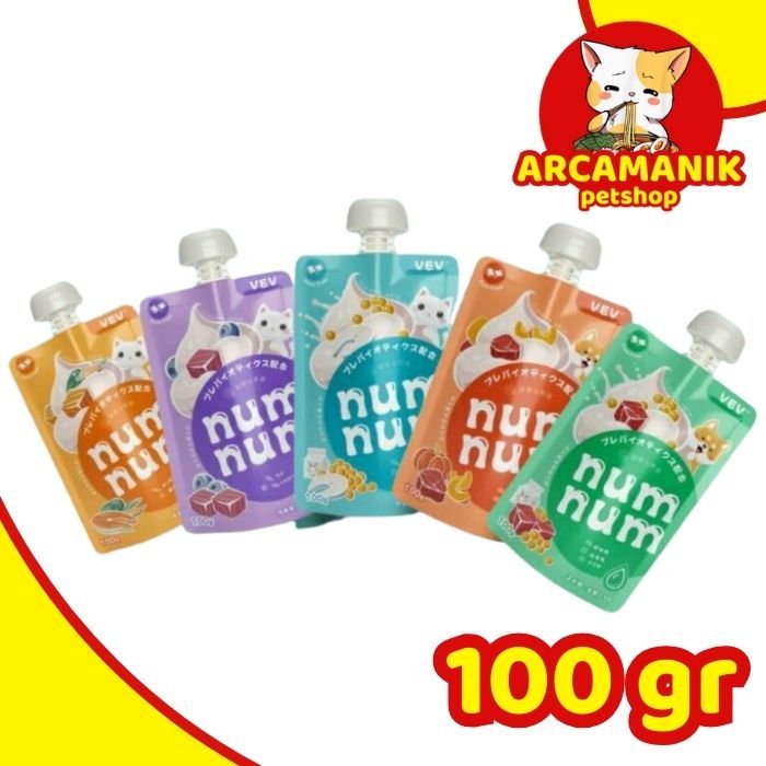 Jual NUMNUM Cat Food 100g / Makanan Kucing Basah NUM NUM CatFood ...