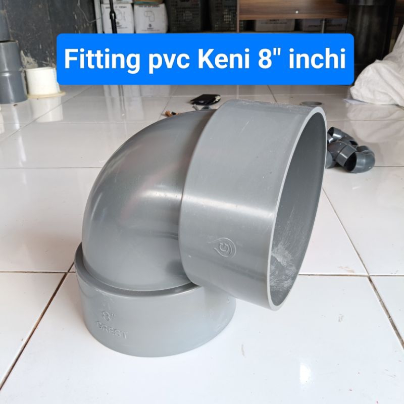 Jual Fitting pipa Keni 8" inchi Knee knee 8 inchi | Shopee Indonesia