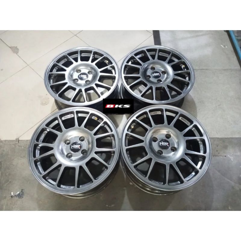 Jual Velg Mobil Second Hsr Fe02 Ring 16 lebar 7 pcd 4x100 Et 40 Grey | Shopee Indonesia