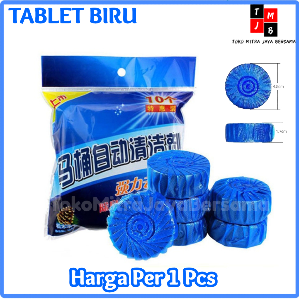 Jual TABLET BIRU PEMBERSIH PENYEGAR TOILET WC ANTI JAMUR KUMAN BUKAN ...
