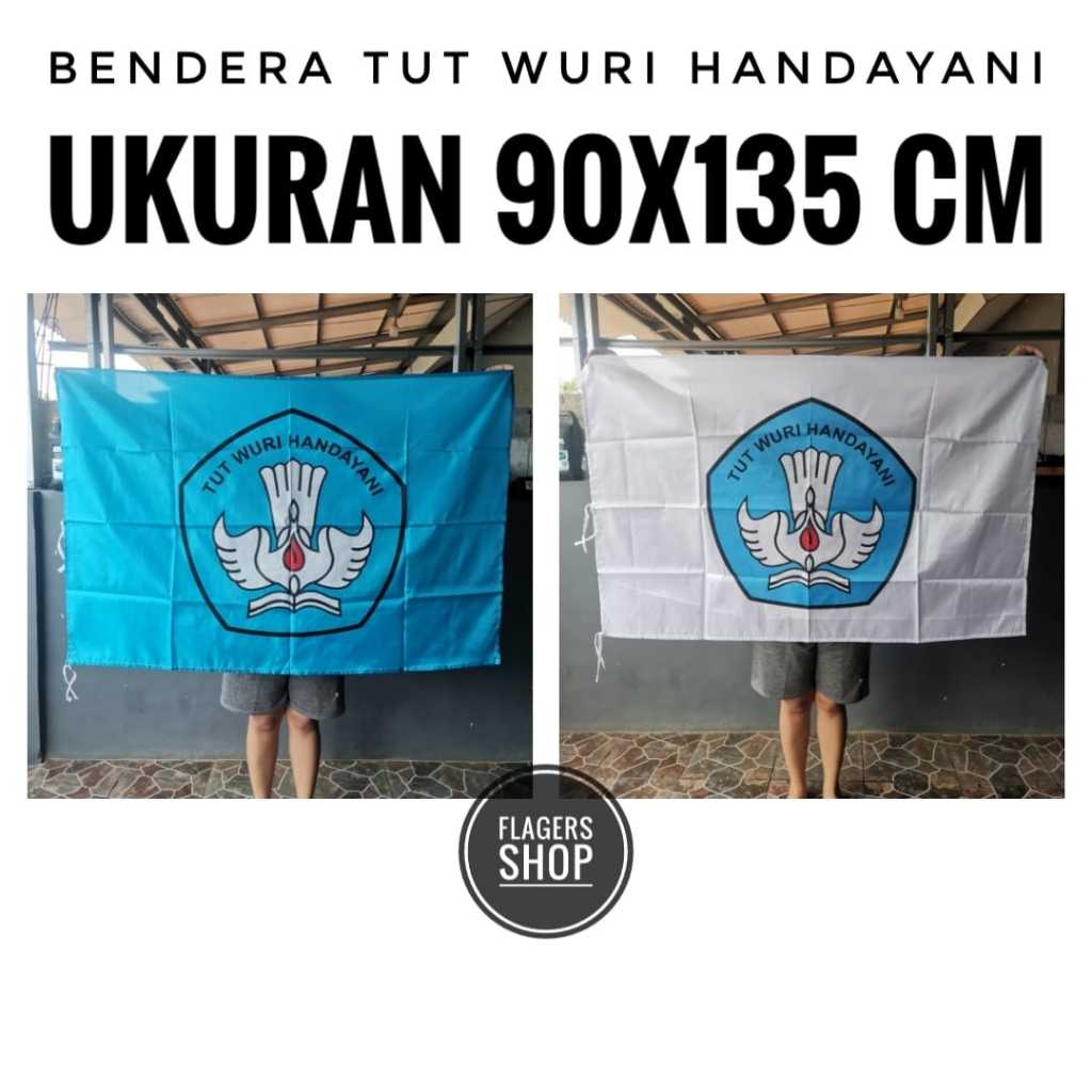 Jual Bendera Tut Wuri Handayani Ukuran 90x135 cm | Shopee Indonesia