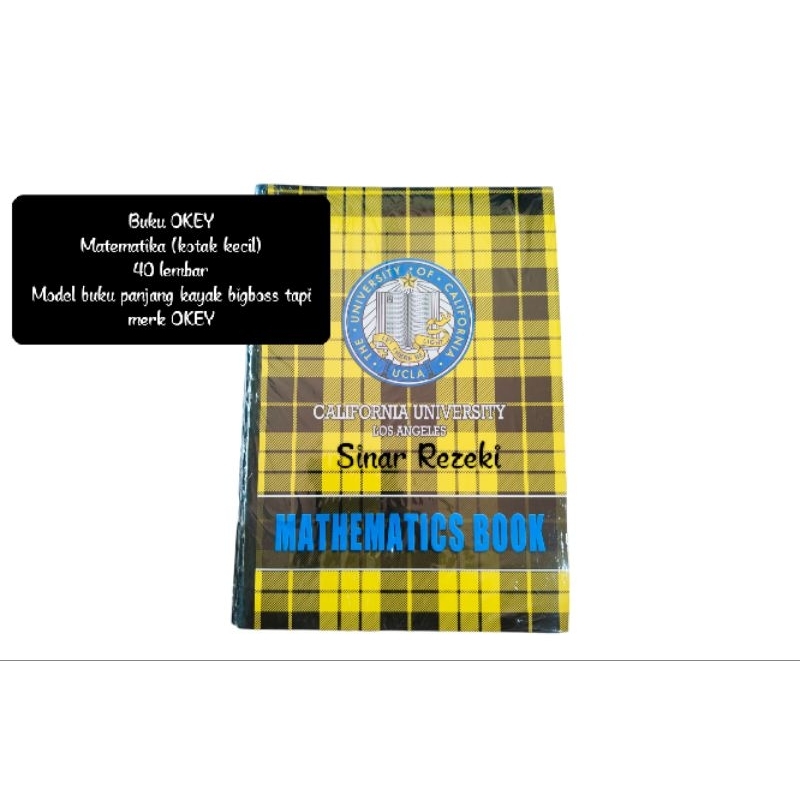 Jual 10 buku!!OKEY Matematik!!Buku matematika kotak kecil/buku panjang ...