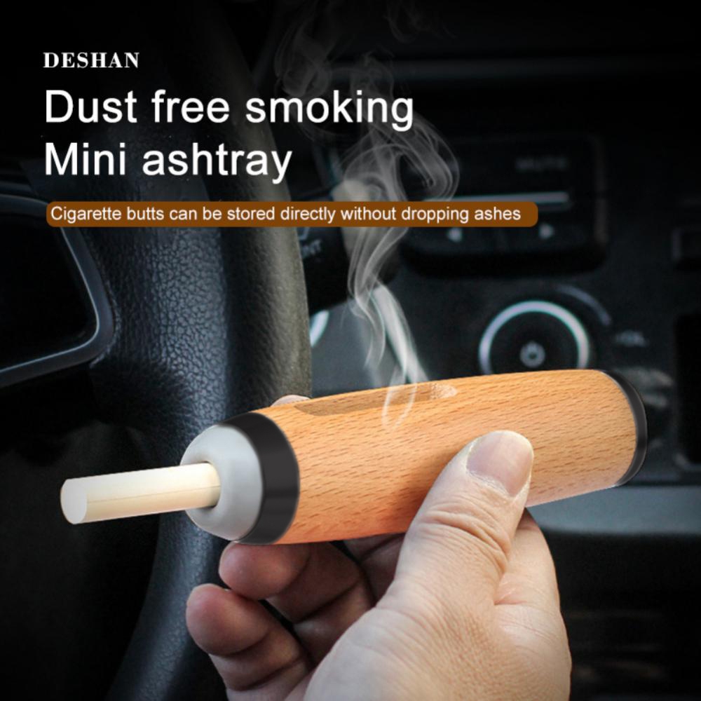 Jual DESHAN Asbak Rokok Portable Pipe Smoking Ashtray Dust Free - AN109 ...