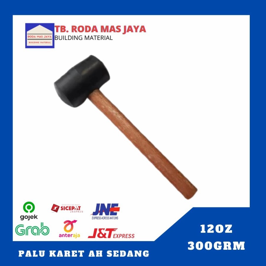 Jual Palu Karet/ Palu Keramik Sedang 12 Oz / Palu Keramik Besar 16O Oz ...