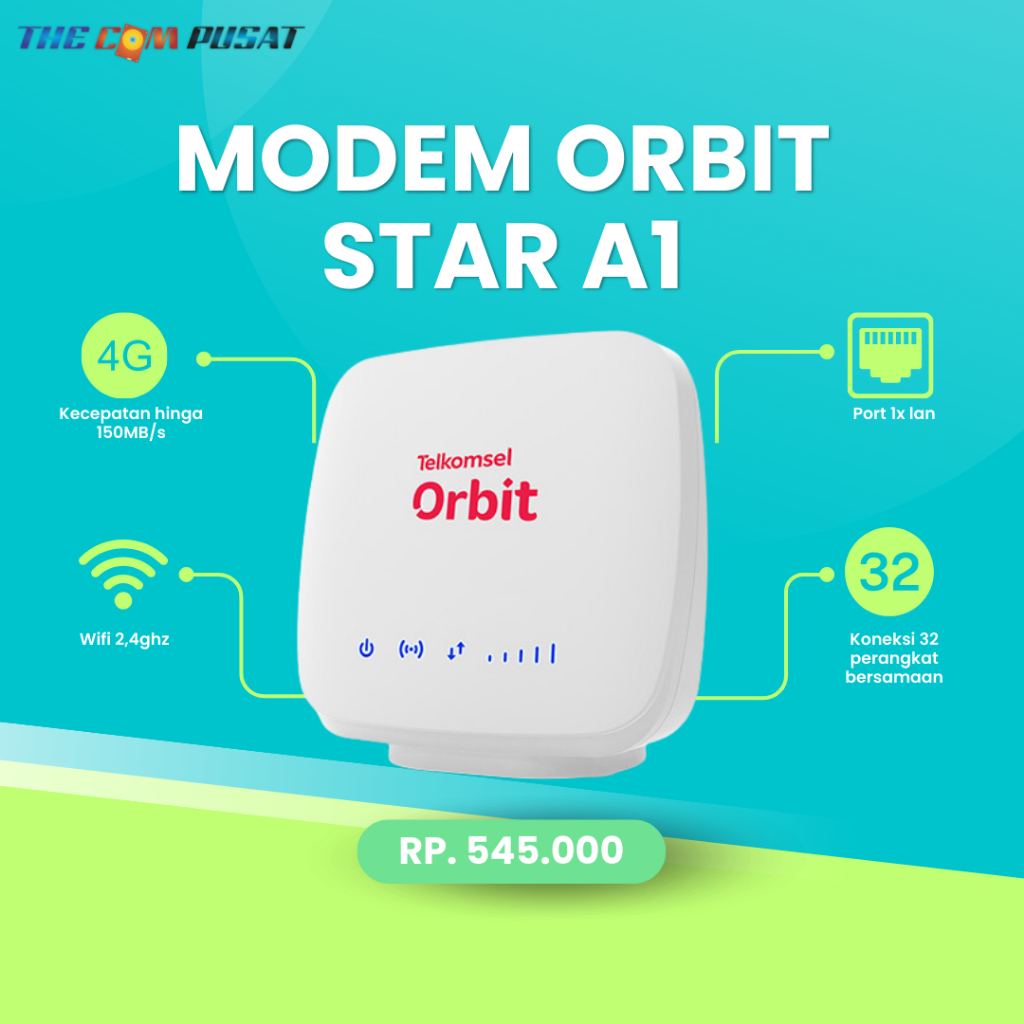 Jual Modem Telkomsel Orbit Star A1 High Speed | Shopee Indonesia