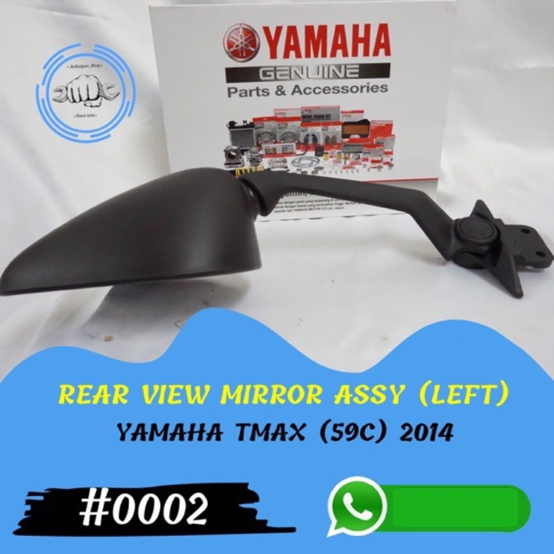 Jual SPION KIRI YAMAHA TMAX OLD ORIGINAL YAMAHA 59C-26280-00 | Shopee ...