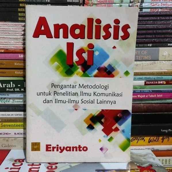 Jual Buku Original Analisis Isi Eriyanto Bekas | Shopee Indonesia