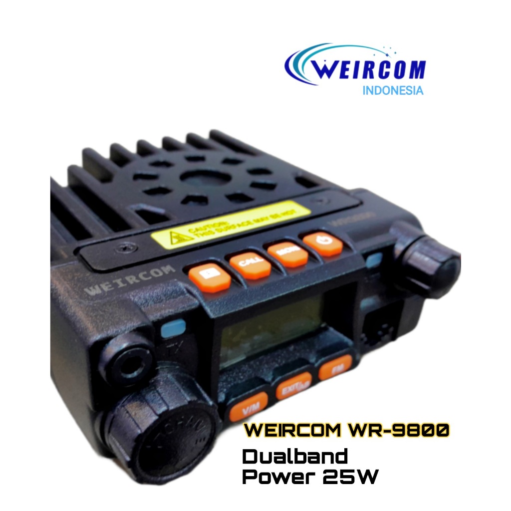 Jual Radio Rig Mini Weircom WR-9800 Dualband 25w | Shopee Indonesia
