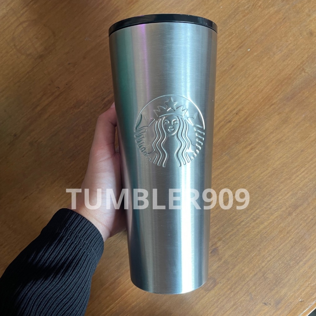 Jual T909 STARBUCKS TUMBLER STRAW SIREN SILVER Macchiato Chameleon ...