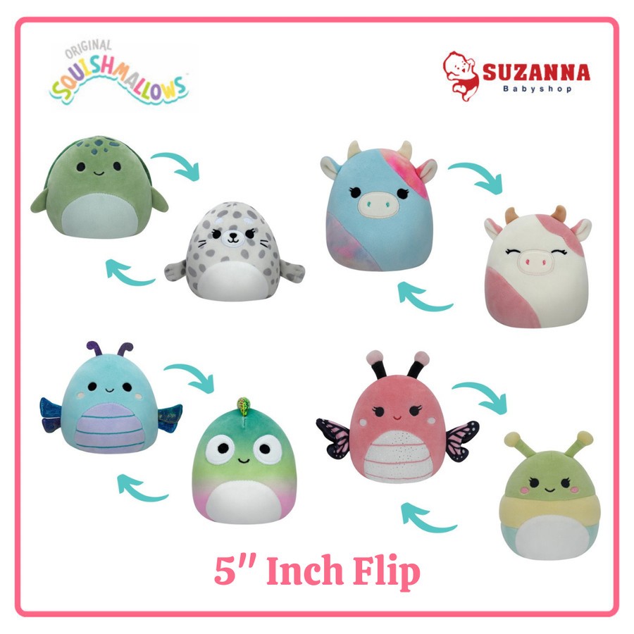 Jual Squishmallows 5" Inch Flip Flip A Mallows | Shopee Indonesia