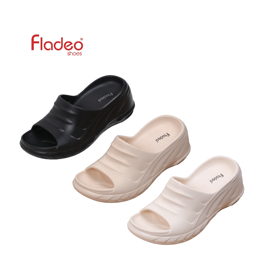 Jual Fladeo A24/PLS26-1ON/Sandal Phylon Wedges Wanita [ Phylon Sandals ...