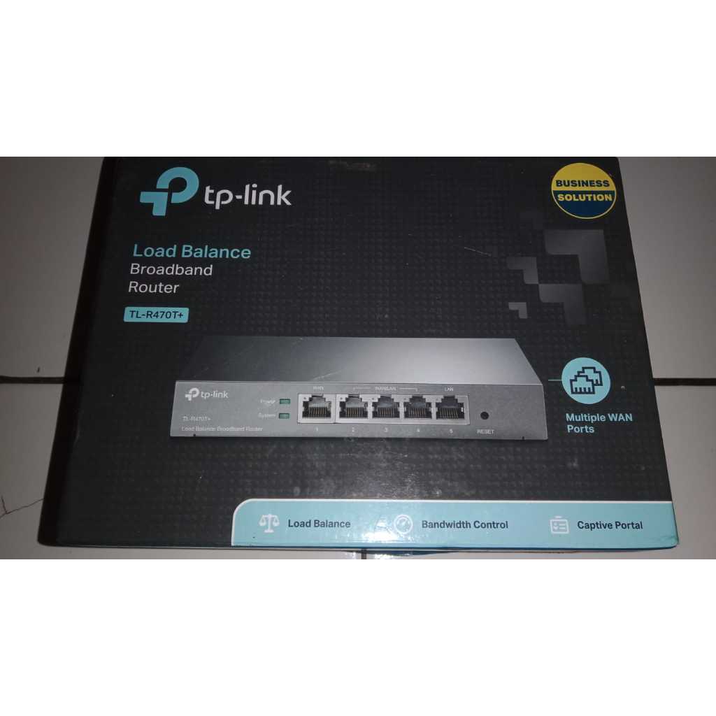 Jual TPLink TL-R470T+ Load Balance Broadband Router R470T | Shopee ...
