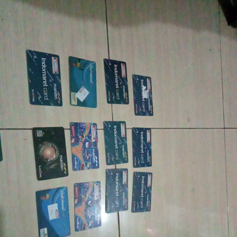 Jual kartu tol mandiri, e-money mandiri,Indomaret card | Shopee Indonesia