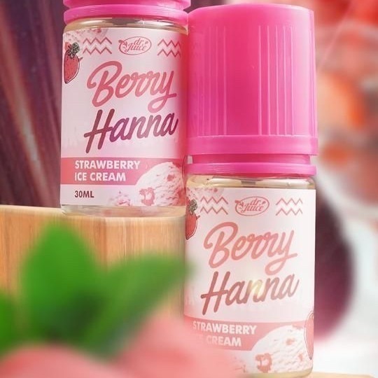 Jual LIQUID BERRY HANNA STRAWBERRY ICE CREAM PODS FRIENDLY 30ML ...