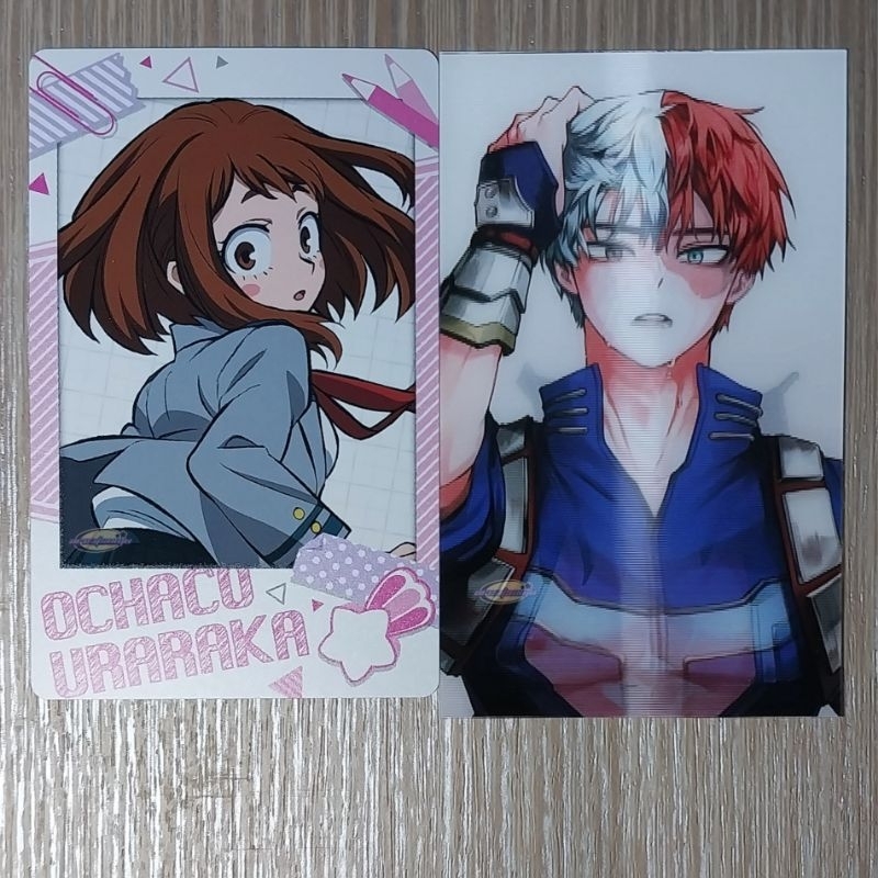Jual (booked kak giyy) card todoroki shoto, photocard official uraraka ...