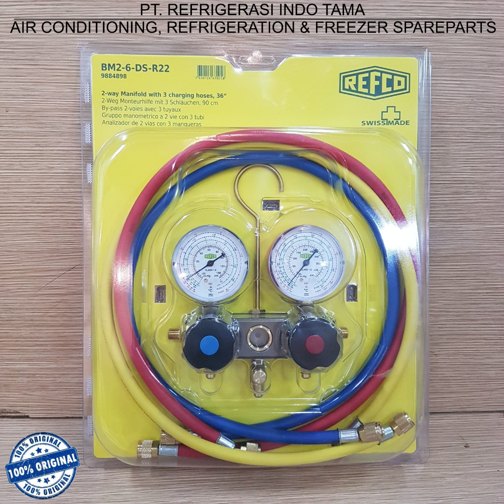 Jual MANIFOLD REFCO BM2-6-DS R22 | Shopee Indonesia