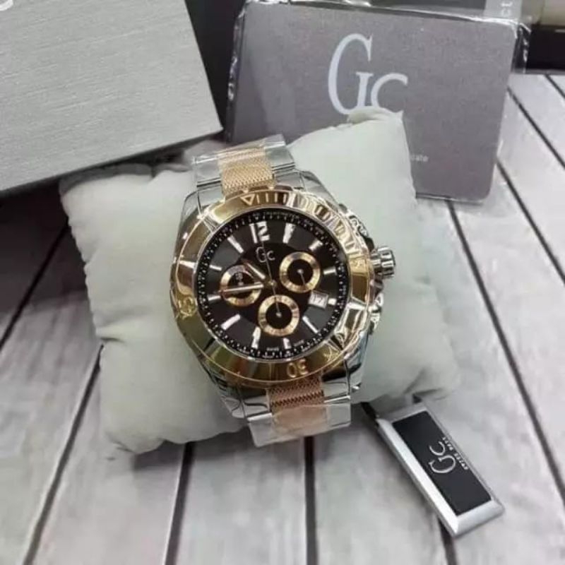 Jual STRAP TALI JAM TANGAN PRIA GC X53003G2S RANTAI SILVER 24MM ...